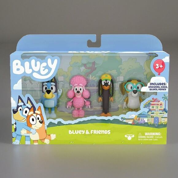 Moose Enterprises | Toys | Bluey Friends School Pack Bluey Coco Honey ...